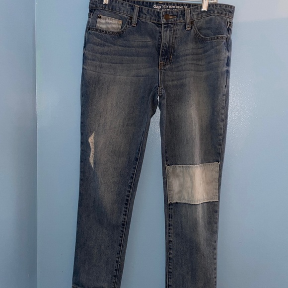 GAP | Jeans | Gap Sexy Boyfriend Straight Capri Jeans | Poshmark